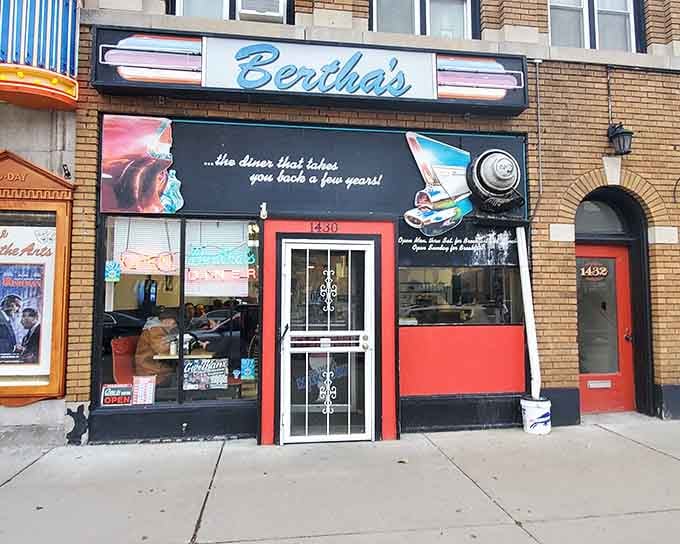 When a building promises to take you back a few years, believe it, especially with that classic signage.