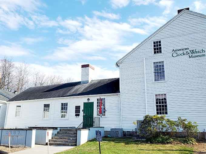 That classic New England charm isn't just for show; it's housing America's most impressive timepiece collection inside.