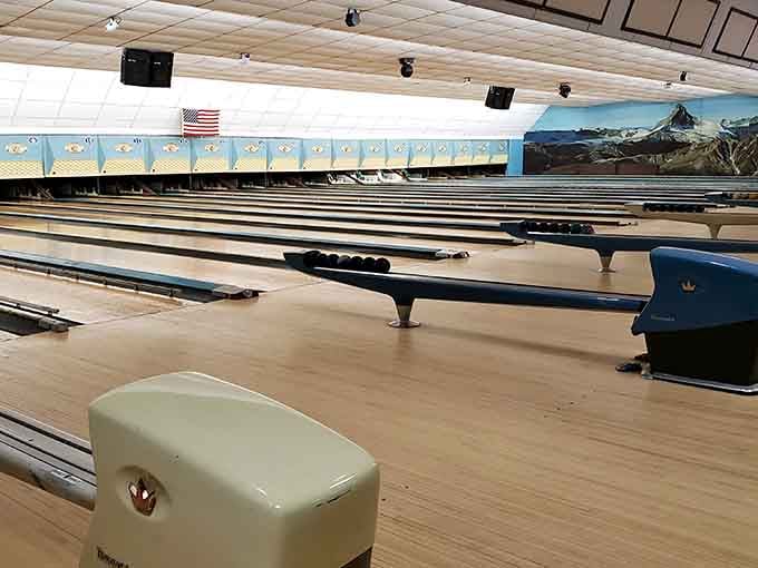 Those vintage ball returns in mint green and ocean blue aren't just functional &ndash; they're practically museum pieces with jobs.