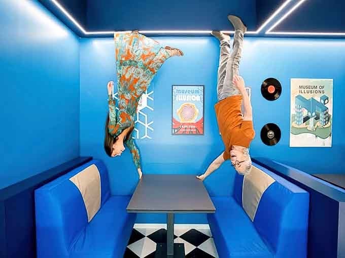 Gravity-defying fun awaits at the Museum of Illusions in Georgia, where reality twists and playful exhibits turn the world upside down.