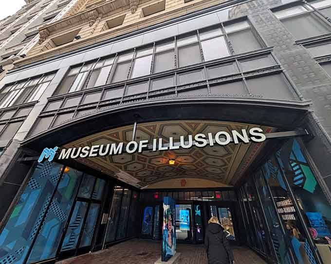 Step through these doors and leave your trust in visual perception at the coat check, friend.