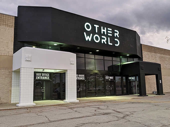 From the outside, it looks like a regular building. Inside? Pure interdimensional chaos awaits your arrival.