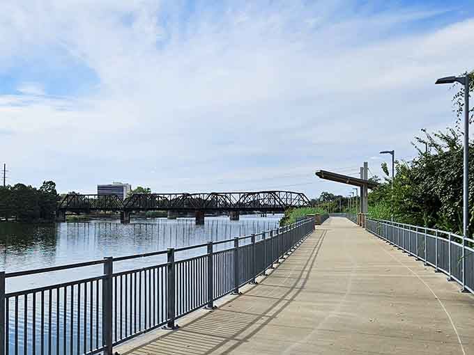 That's the kind of view that makes you forget you're technically exercising while walking.