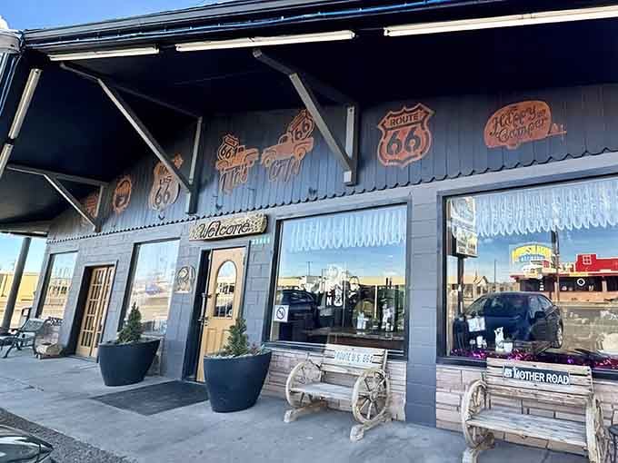 Early morning light hits Westside Lilo's just right, revealing a cafe that's been feeding hungry travelers since before GPS ruined the adventure.