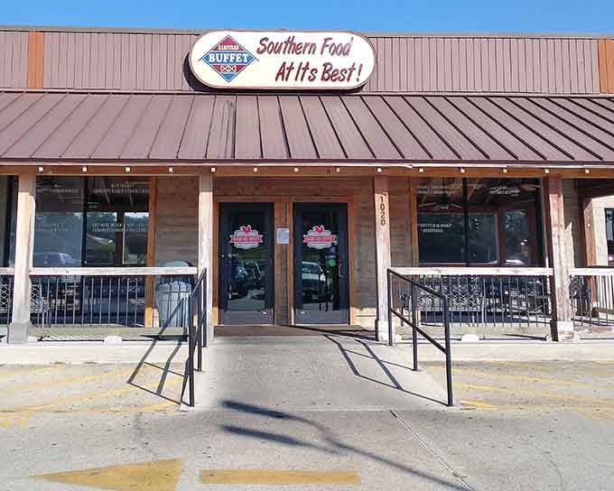 That "Southern Food At It's Best!" sign isn't just marketing, it's a legally binding promise of deliciousness.