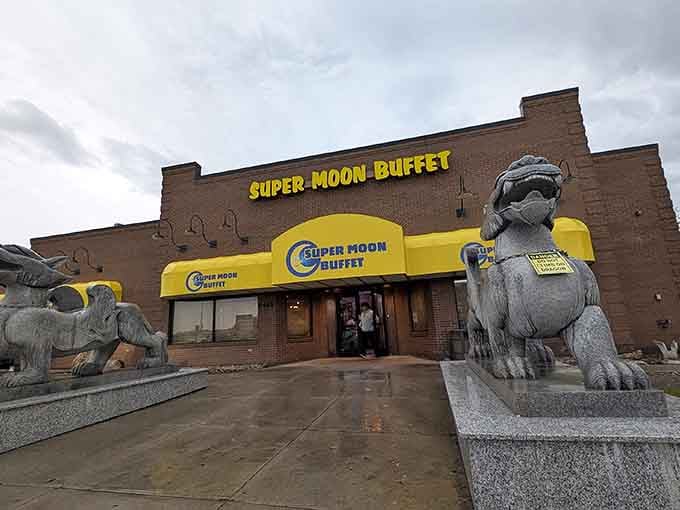 Those guardian lions aren't just decorative, they're protecting Minnesota's most impressive all-you-can-eat treasure trove inside.