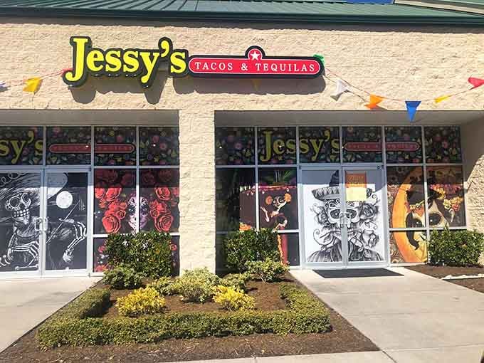 That colorful exterior with Day of the Dead artwork isn't just decoration, it's a promise of authenticity inside.