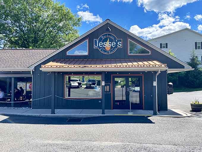 When a place looks this inviting on a sunny day, you know the food inside matches the promise.