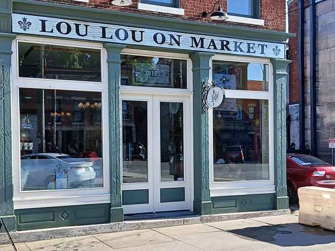 That fleur-de-lis on the sign isn't just decoration; it's your first clue that New Orleans magic awaits inside.