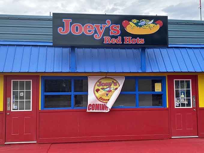 That cheerful exterior isn't just inviting, it's practically demanding you pull over for lunch immediately.