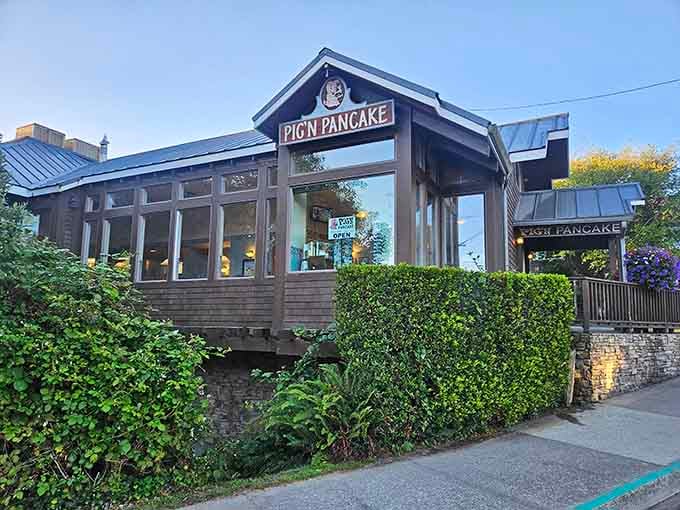 This coastal charmer has mastered the art of looking inviting from every angle, like a breakfast beacon calling hungry travelers home.