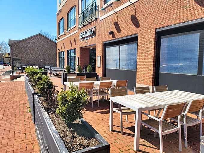 That brick facade and welcoming entrance promise good things ahead &ndash; your taste buds aren't wrong about this one.