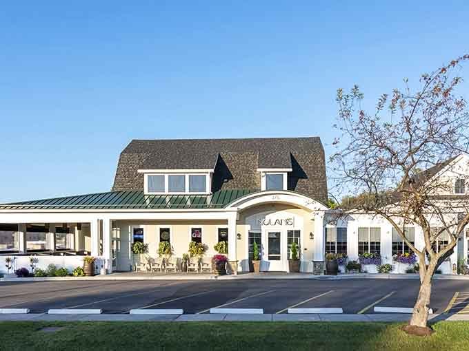 That clean, welcoming exterior promises good things are waiting inside, and spoiler alert: it delivers spectacularly.