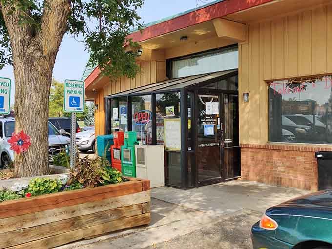 That cheerful exterior promises comfort food within, and trust us, it delivers on every delicious promise.