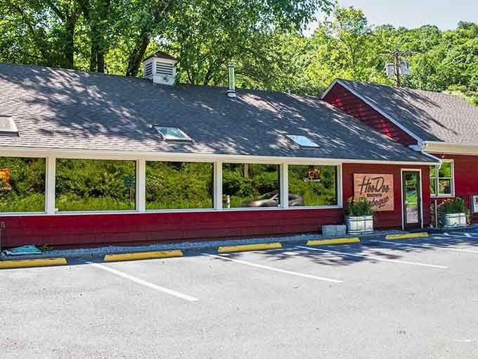 That red building isn't a mirage &ndash; it's your gateway to barbecue bliss in the Connecticut countryside.