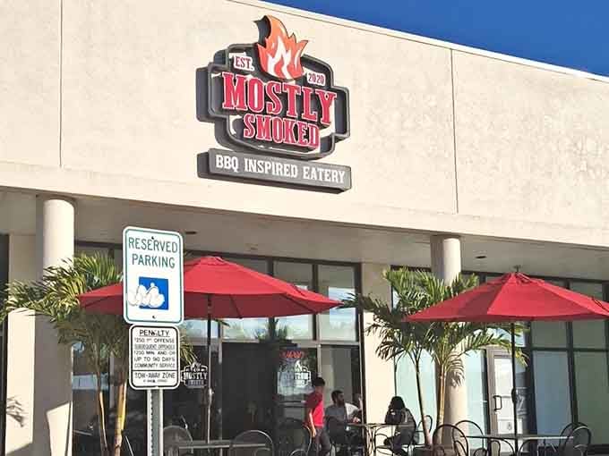 That flame logo isn't just for show, it's a promise of the smoky goodness waiting inside.