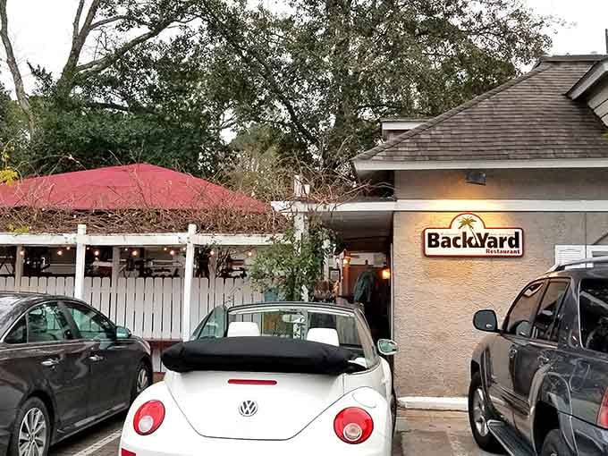The unassuming entrance hides culinary treasures that'll make you forget about those fancy resort restaurants down the road.