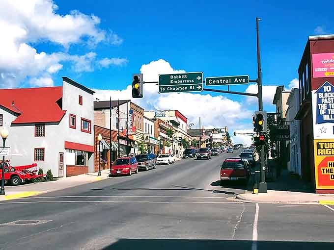 Main Street Ely looks like it stepped out of a postcard and decided to stay for the fishing season.