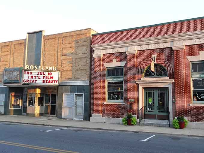 The Roseland Theatre stands as a beautiful reminder that entertainment doesn't require a multiplex or stadium seating to be special.
