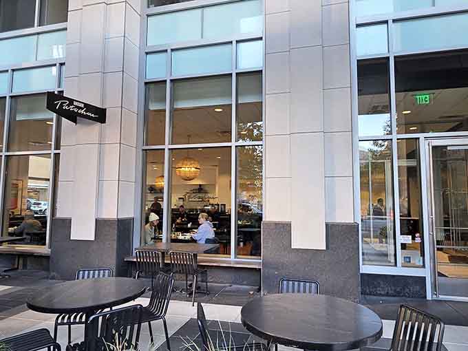 Modern downtown charm meets your weekend brunch dreams at this Indianapolis gem worth finding parking for.