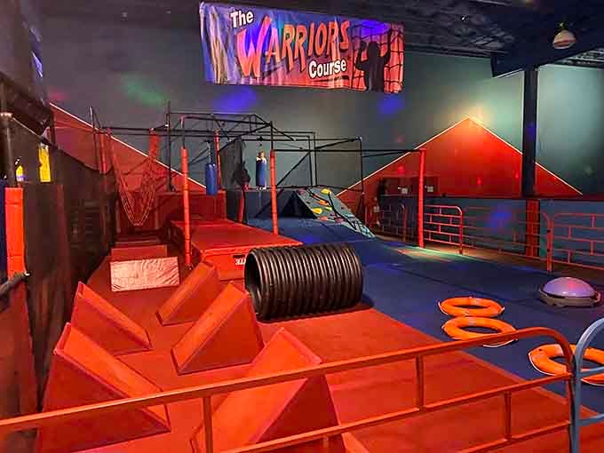 The Warrior Course beckons with obstacles that'll make you feel like a champion or a cautionary tale.