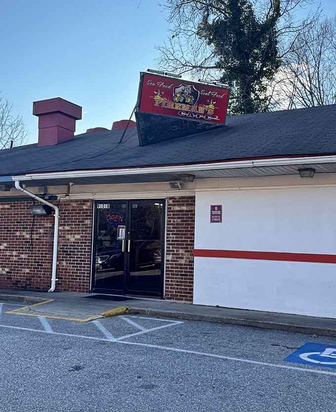 The unassuming exterior hides one of Clinton's best-kept culinary secrets, where firefighter pride meets serious seafood game.