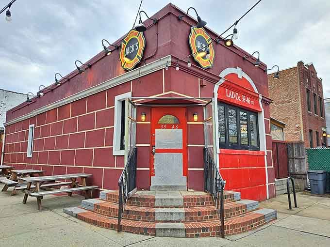 That's not a movie set, that's your next dinner destination looking like it could save lives and serve burgers simultaneously.