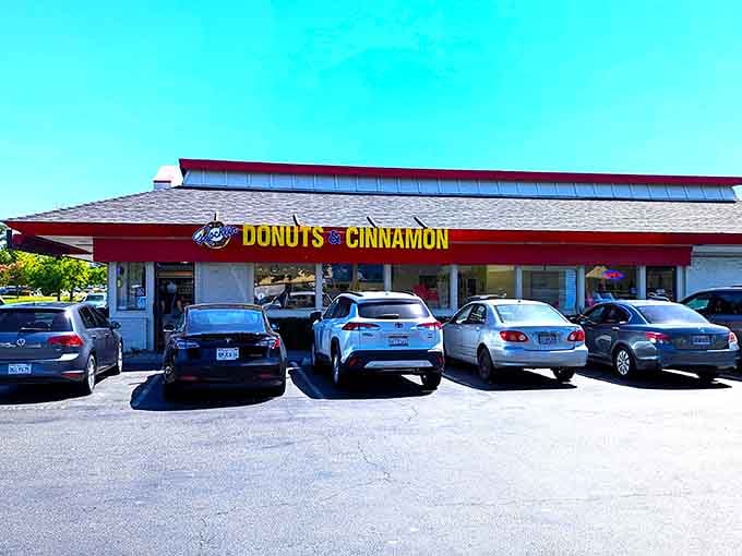 When the parking lot looks like this before 8 AM, you know something magical is happening inside those doors.