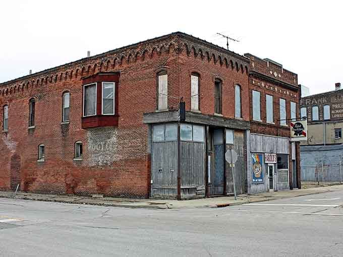 The architectural bones of old Danville remind you that beauty doesn't need constant renovation to matter.