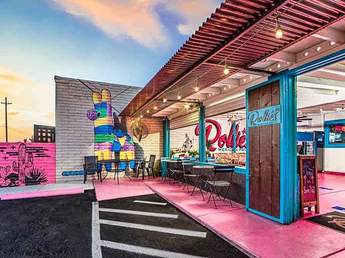 That vibrant pink facade glowing at dusk isn&rsquo;t a mirage&mdash;it&rsquo;s your new happy place calling.