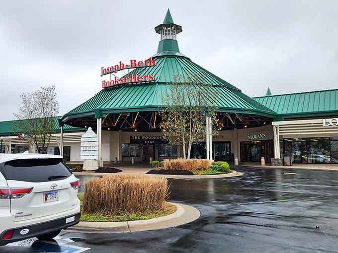 That distinctive green roof isn't just architectural flair, it's a beacon calling book lovers home from miles away.