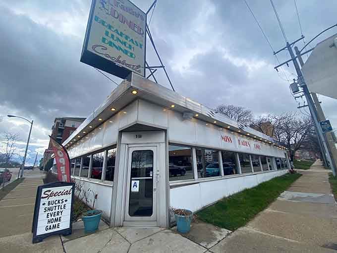 That gleaming white exterior isn't just a building&mdash;it's a beacon calling you home to breakfast.