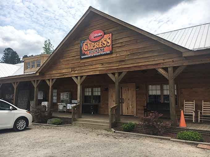 That rustic wooden exterior isn't just for show; it's a promise of the smoky goodness waiting inside.