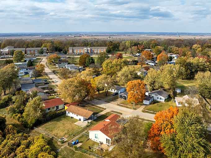 Tree-lined streets and affordable homes create neighborhoods where community still means something real and tangible.
