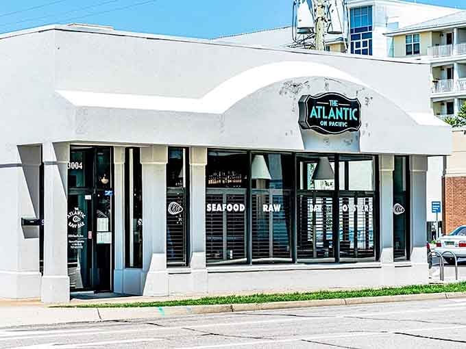 That white exterior isn't just a building—it's a promise of the oceanic delights waiting inside for you.