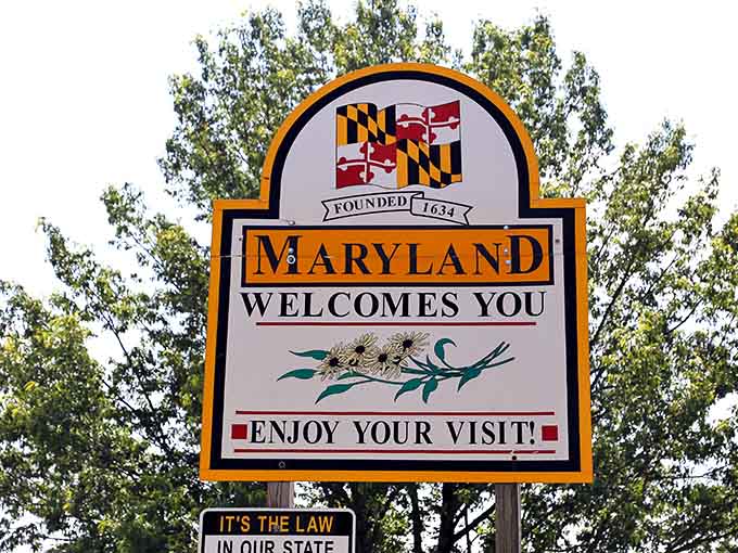 The state flag proudly displayed above reminds you that Maryland's been doing this hospitality thing since 1634, and practice makes perfect.