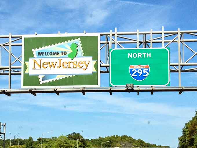 That green and gold rectangle might be the most beautiful sight you'll see all day, especially after Pennsylvania traffic.