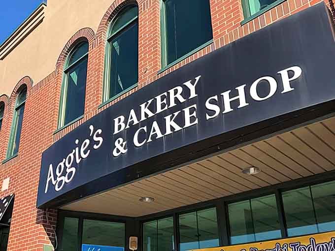 When a bakery puts its name in letters this big, you know they're not messing around with mediocrity.