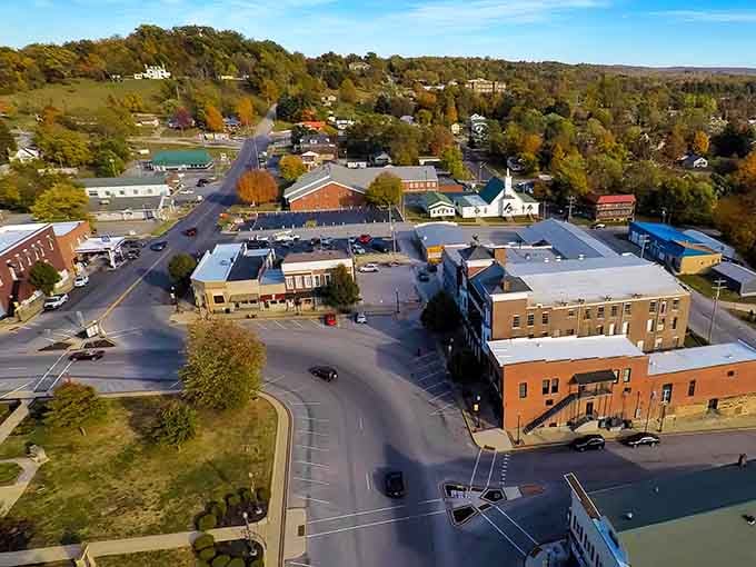 Autumn paints this southern Indiana gem in colors that make you forget the rest of the world exists.