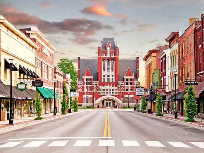That red courthouse at the end of Main Street isn't just photogenic&mdash;it's basically Bardstown's calling card to the world.