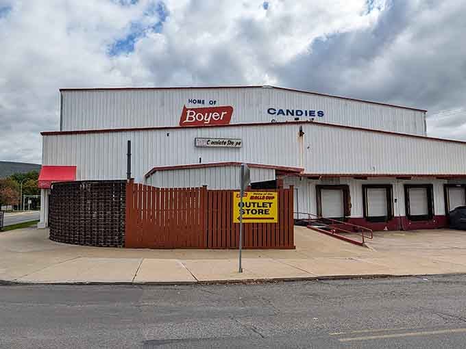 The unassuming exterior hides a chocolate wonderland that's been satisfying Pennsylvania sweet tooths for generations.