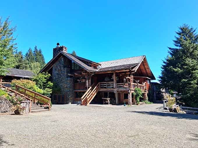 This isn't your average roadside diner&mdash;it's a full-scale tribute to Oregon's logging legacy with serious architectural swagger.