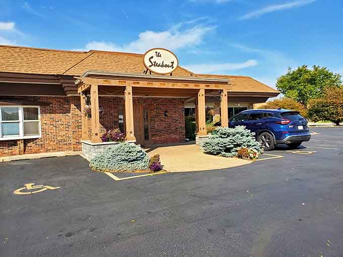 That unassuming brick exterior hides one of Wisconsin's best-kept romantic secrets&mdash;strip mall magic at its finest.