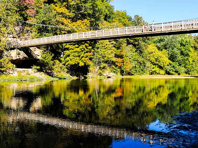 That perfect mirror reflection makes you wonder which world is real and which is the beautiful illusion.