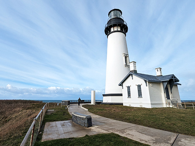 Oregon's tallest lighthouse stands 93 feet proud, proving that sometimes the best views require a little climbing effort.