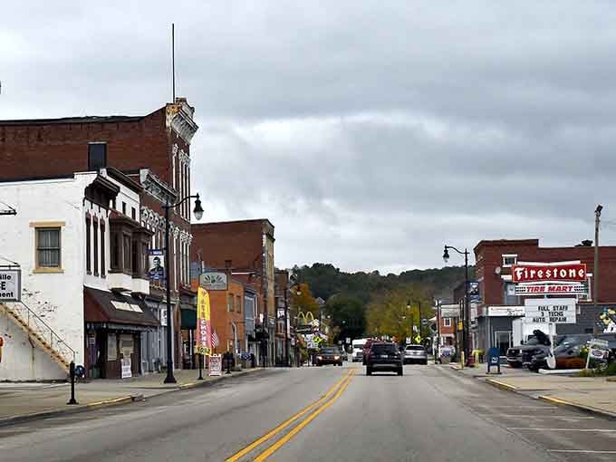 Main Street Brookville looks like it stepped straight out of a time capsule and decided to stay awhile.