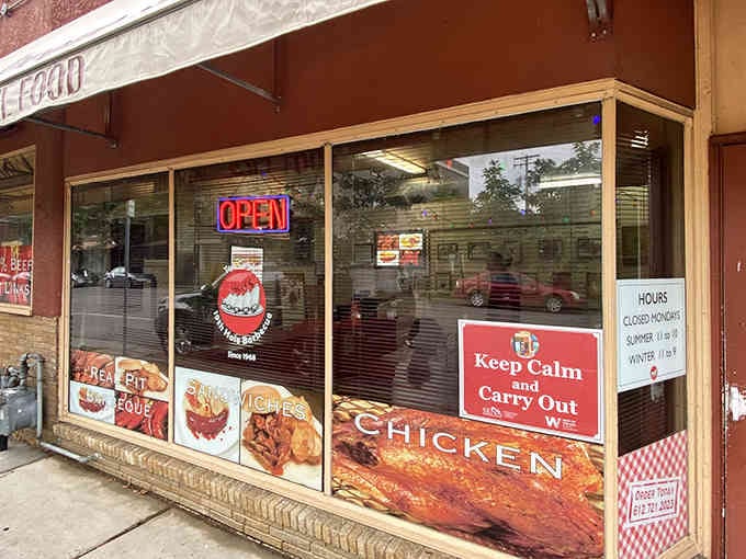 That simple storefront is more than just a sign&mdash;it&rsquo;s the gateway to some of the best BBQ around!