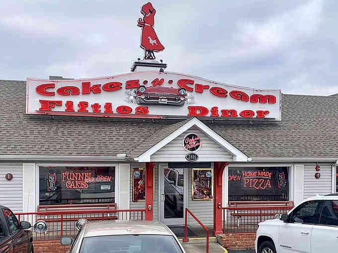 That rooftop mascot isn't just decoration; it's a beacon calling ice cream lovers home from miles away.