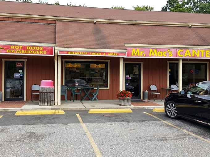 That brown paneling has seen more satisfied customers than most fancy restaurants will in a lifetime.