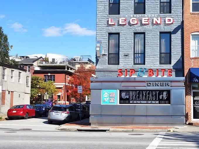 Classic diner architecture meets Canton charm, proving some things never go out of style, like chrome and carbohydrates.